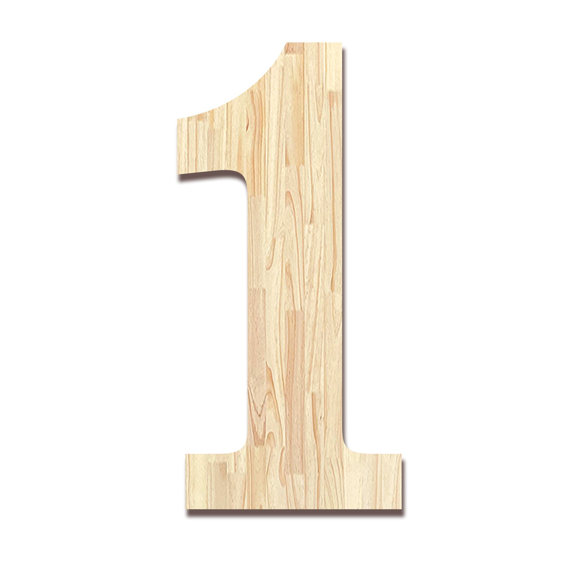 Alphabet Numbers Block Patterns Woodworking 1.6'' Wood Number Blocks,