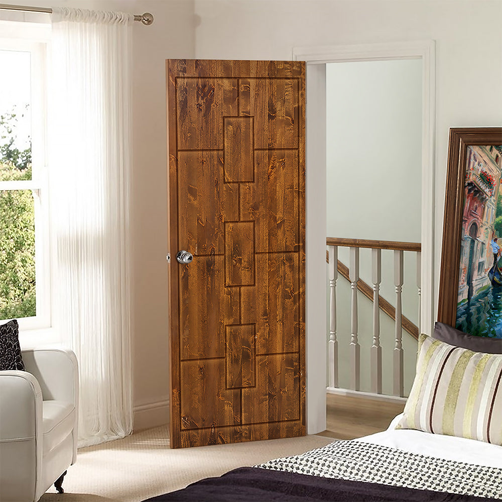 Paneled Hollow Core Solid Wood Interior Door Slab – CalHome